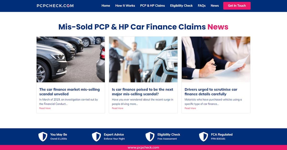 Mis-Sold Car Finance Claims News | Mis-Sold HP & PCP Claims